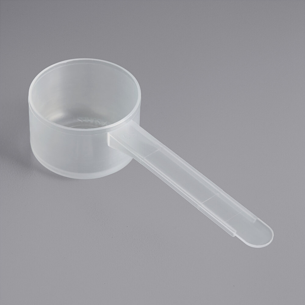 43 cc Polypropylene Scoop with Long Handle - 900/Case