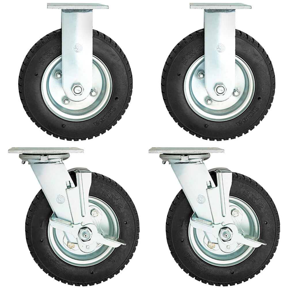 Metro MBQ-8AIR 8" Pneumatic Casters