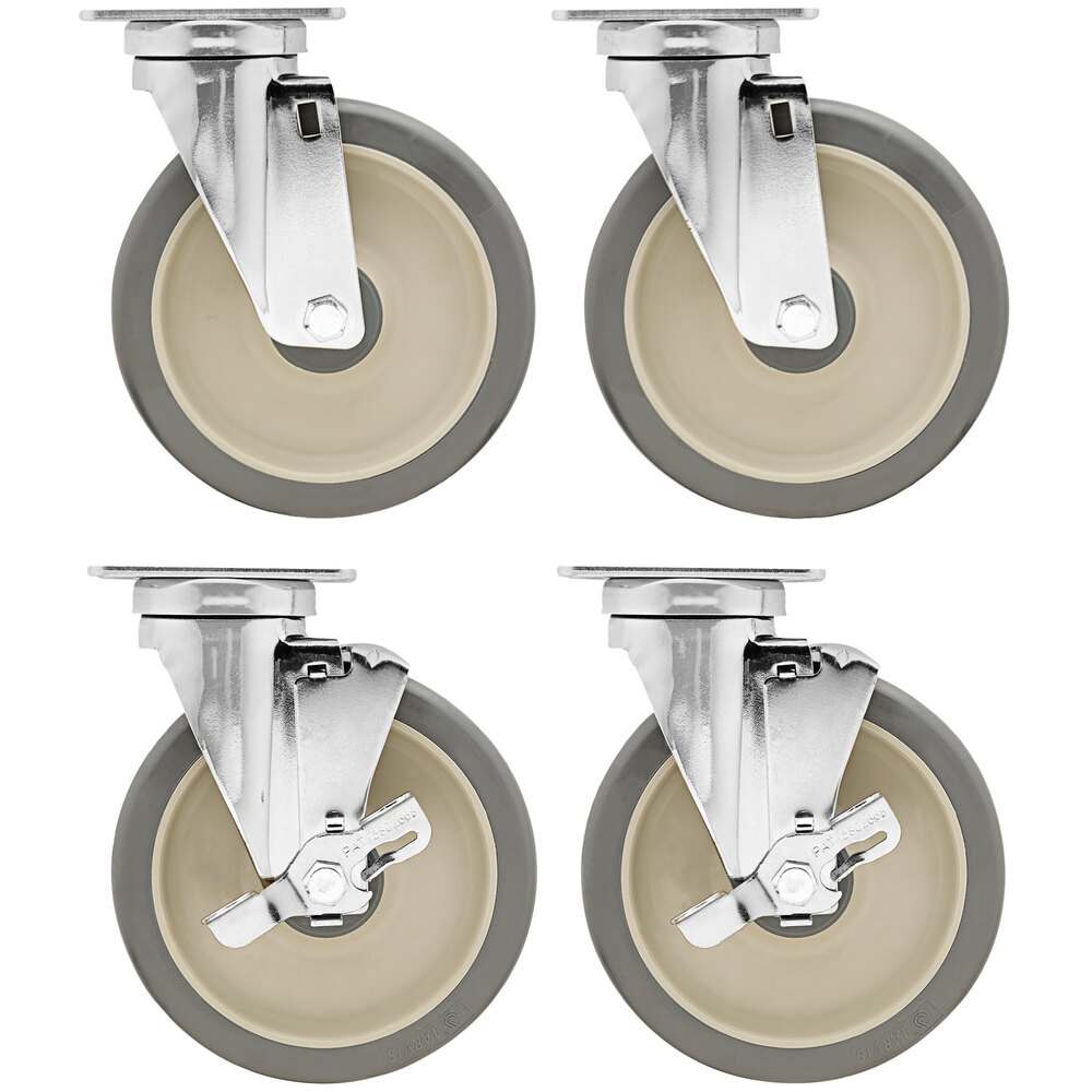 Metro C5-6CASTER 6" Polyurethane Casters - 4/Set