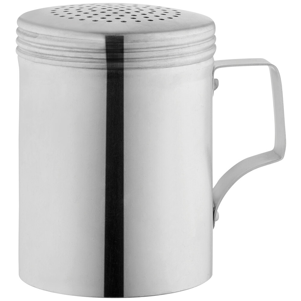 Choice 10 oz. Aluminum Shaker / Dredge with Handle