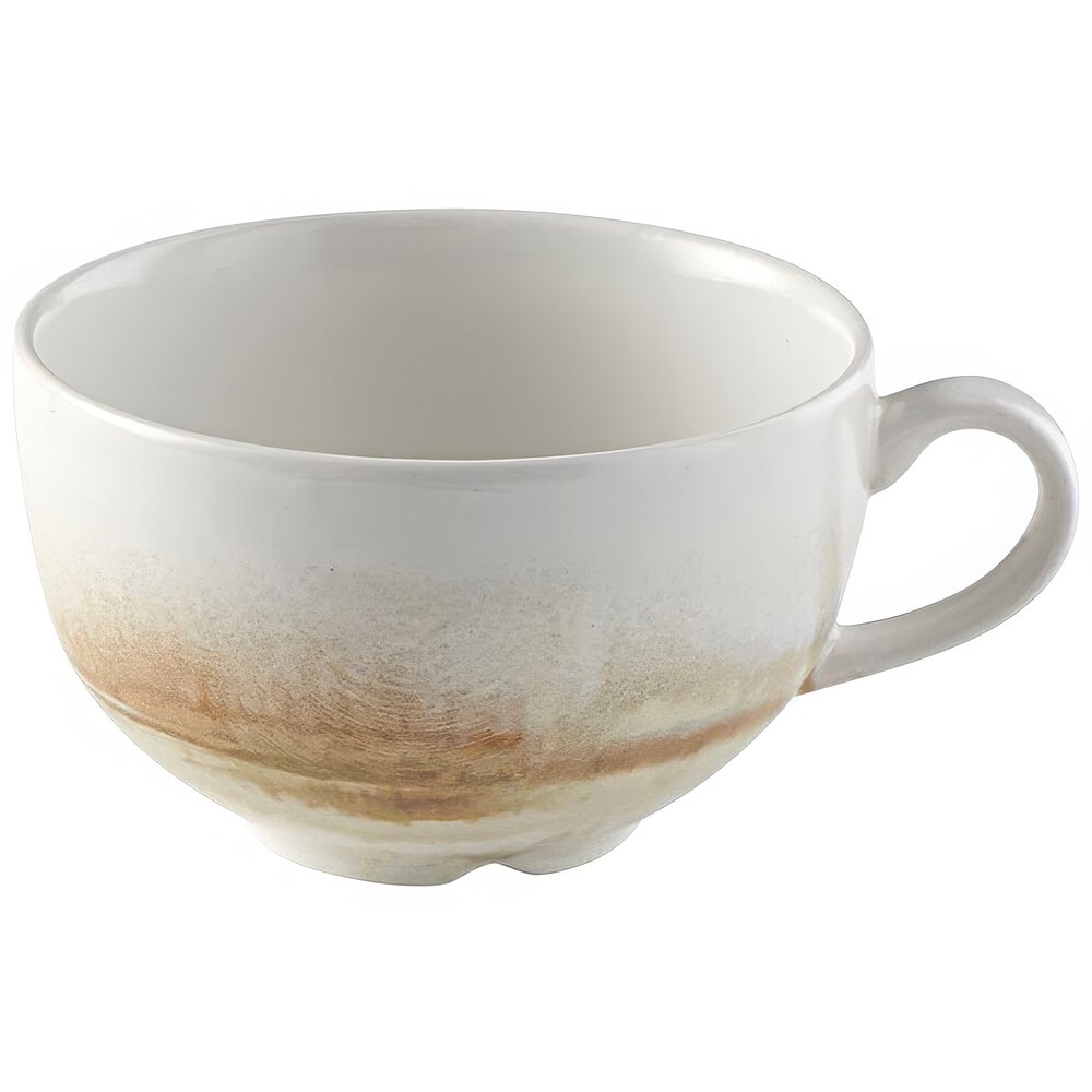 Dudson Maker's Finca 12 oz. Sandstone China Cappuccino Cup by Arc ...