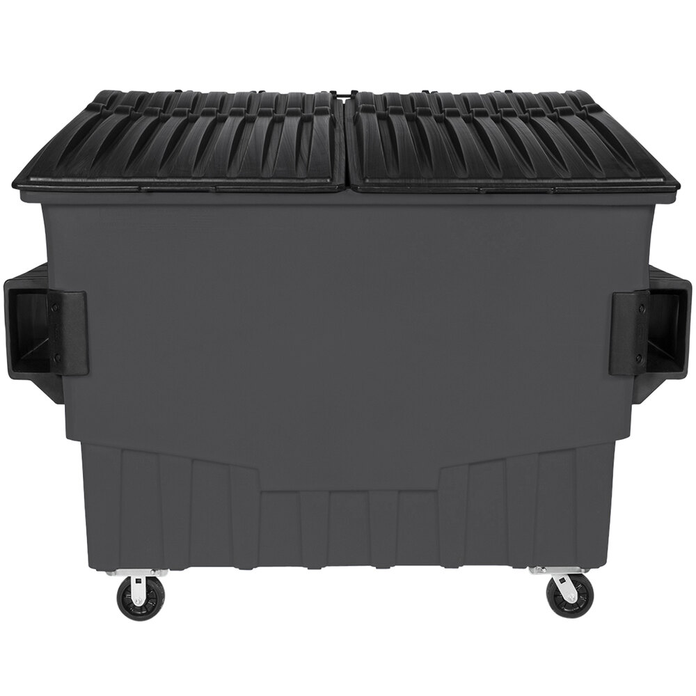 Toter FR040-00125 4 Cubic Yd. Dark Cool Gray Front End Loading Mobile ...
