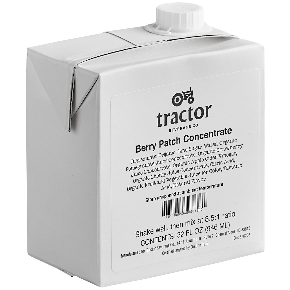 Tractor Beverage Co. Organic Berry Patch Beverage 8.5:1 Concentrate 32 ...