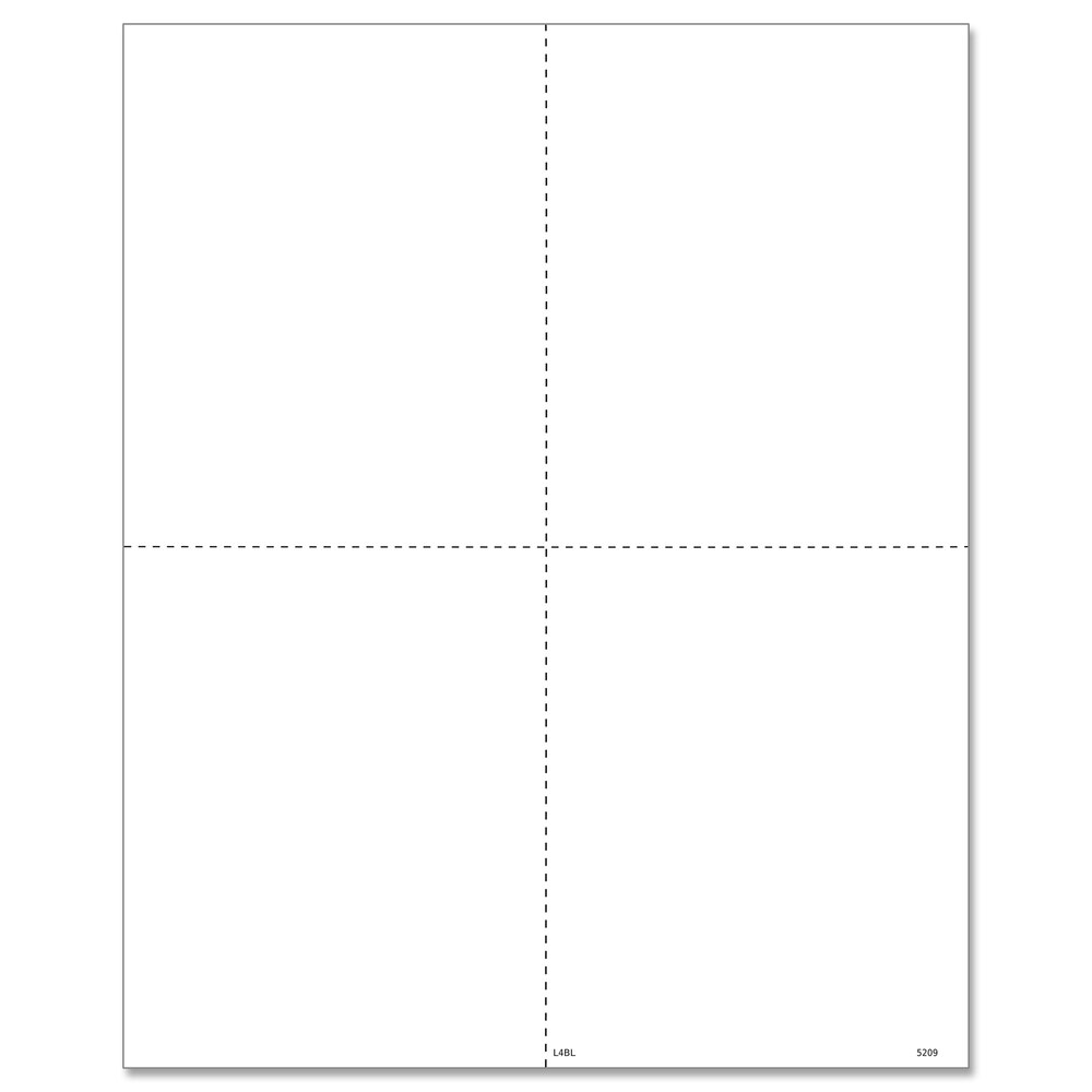 ComplyRight 4-Up Box Format Blank Copy of W-2 Tax Forms without ...