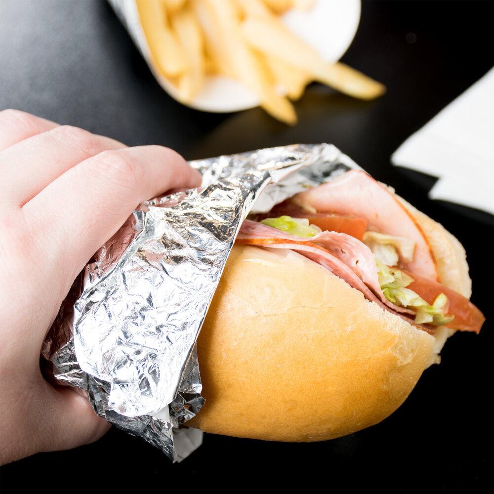 Choice 14 X 16 Insulated Foil Sandwich Wrap Sheets 1000 Case