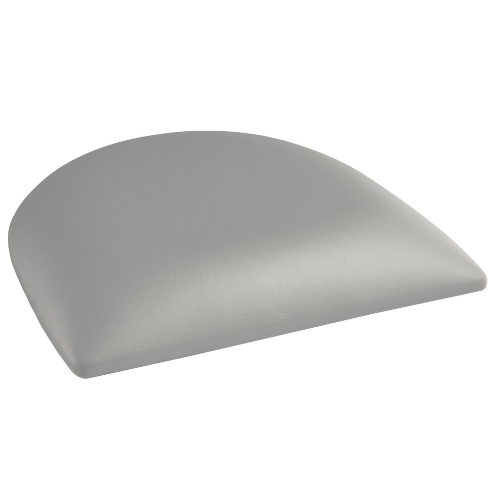 Lancaster Table & Seating 2 1/2" Light Gray Vinyl Seat for Wood Frame ...