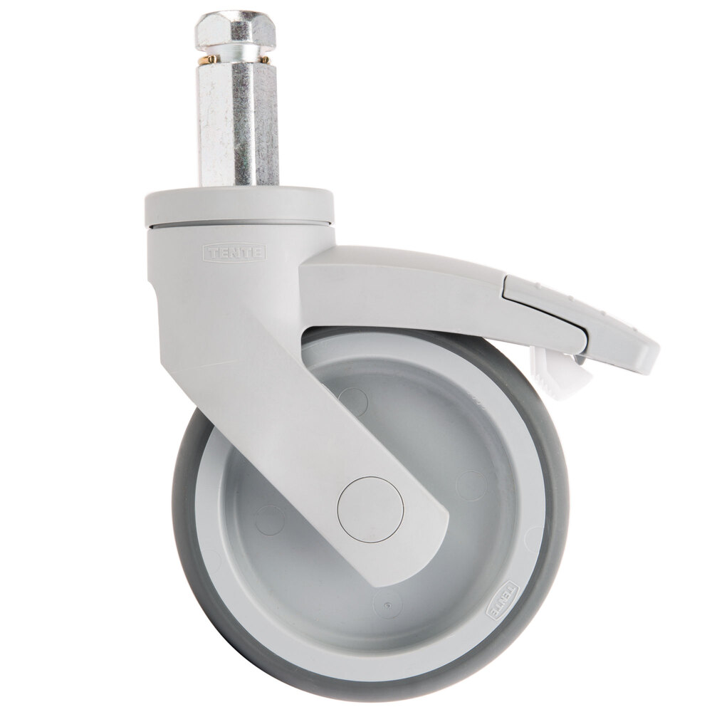 5" Premium Total Locking Swivel Caster for CSPRK Mobile Shelving Post ...