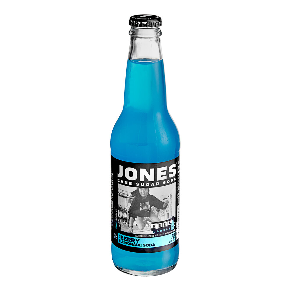 Jones Berry Lemonade Soda, 12 oz. (24/Case)