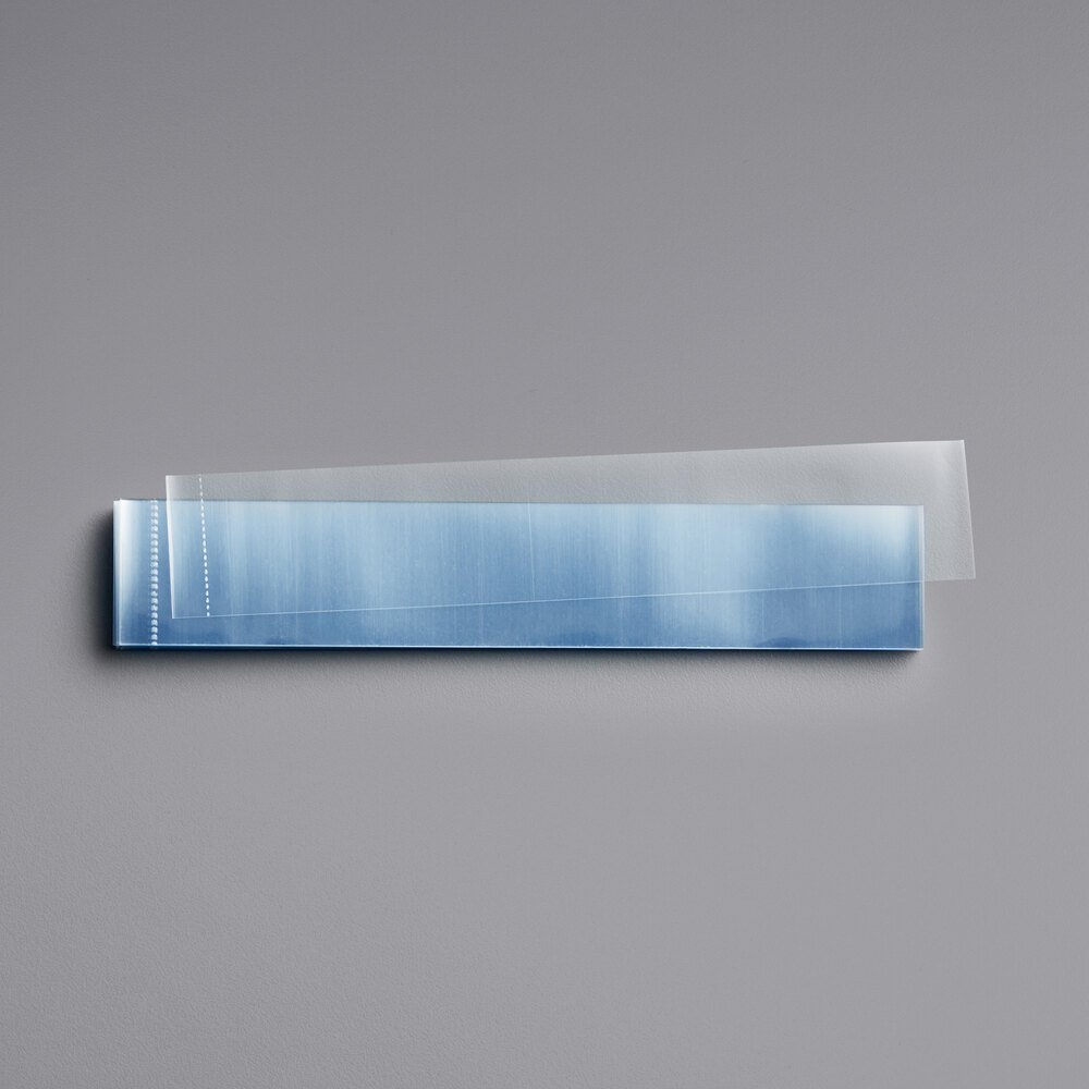 145 mm x 25 mm Clear Perforated Shrink Band - 250/Bag
