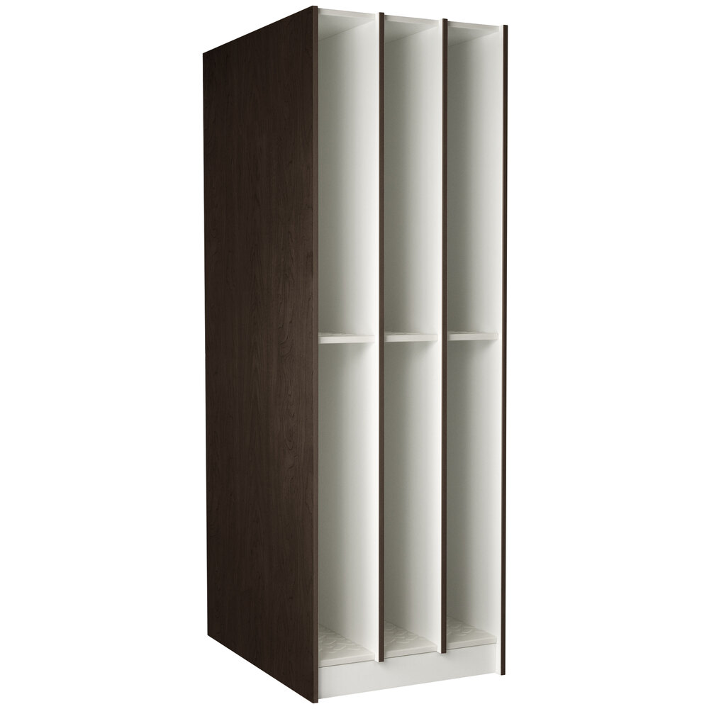 I.D. Systems 27" x 40" x 84" Midnight Maple 6 Compartment Instrument ...
