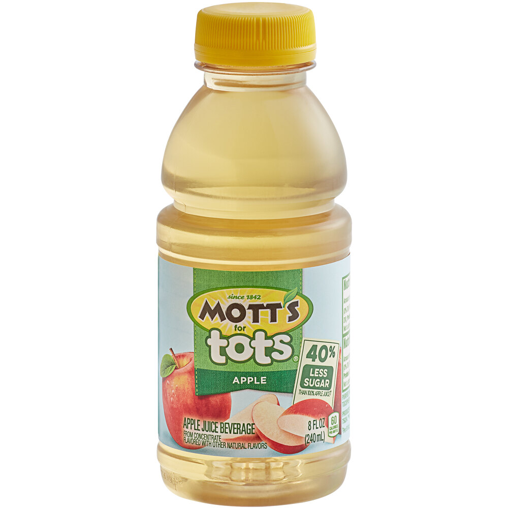 Mott's For Tots Apple Juice 8 fl. oz. - 24/Case