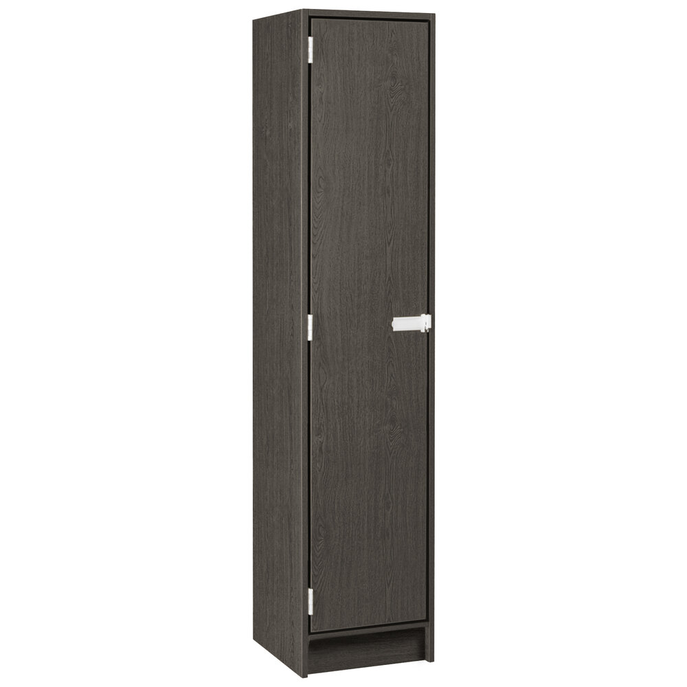 I.D. Systems 16" x 18" x 72" Dark Elm Single Door Storage Locker with ...
