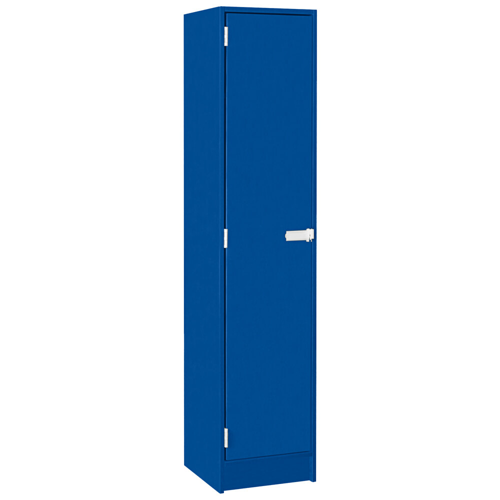 I.D. Systems 16" x 18" x 72" Royal Blue Single Door Storage Locker with ...