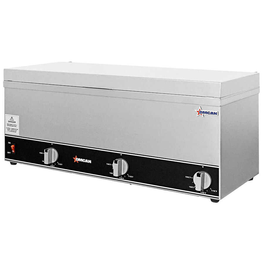 Omcan 44183 Triple Sauce Pot Warmer - 120V