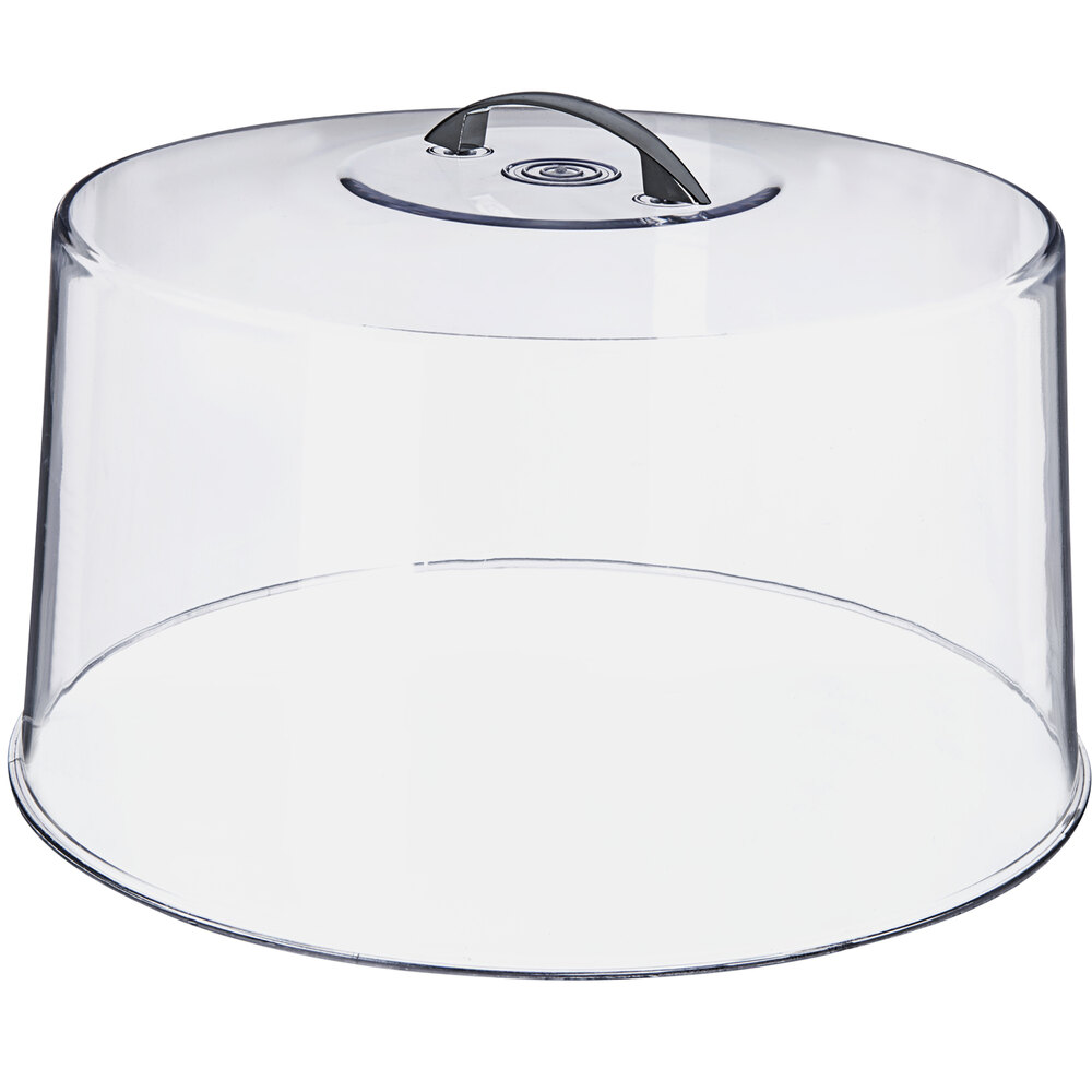 Carlisle 12" x 6" SAN Clear Cake Cover 251207