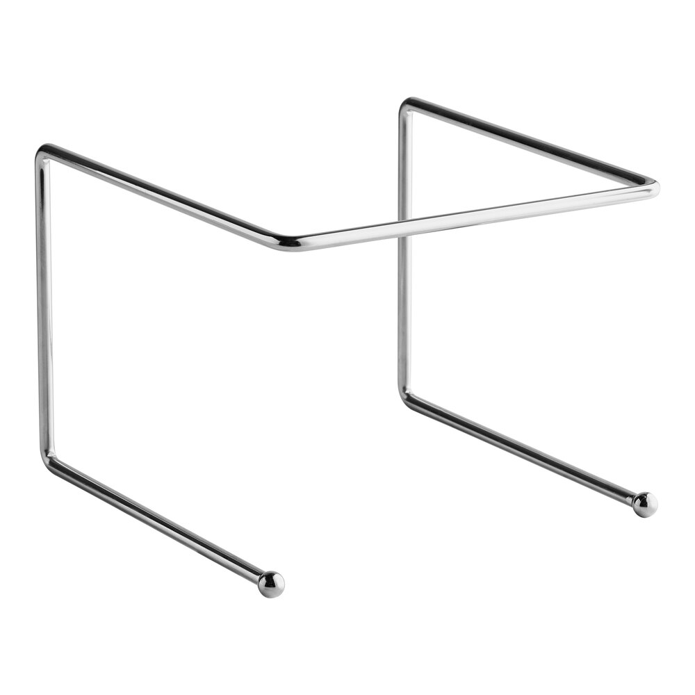 American Metalcraft 9" x 8" x 7" Chrome-Plated Universal Pizza Stand