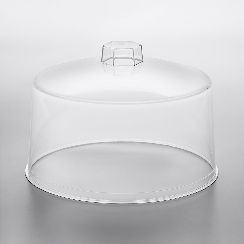 American Metalcraft 19004 12" x 6" Clear Plastic Cake Cover for ...