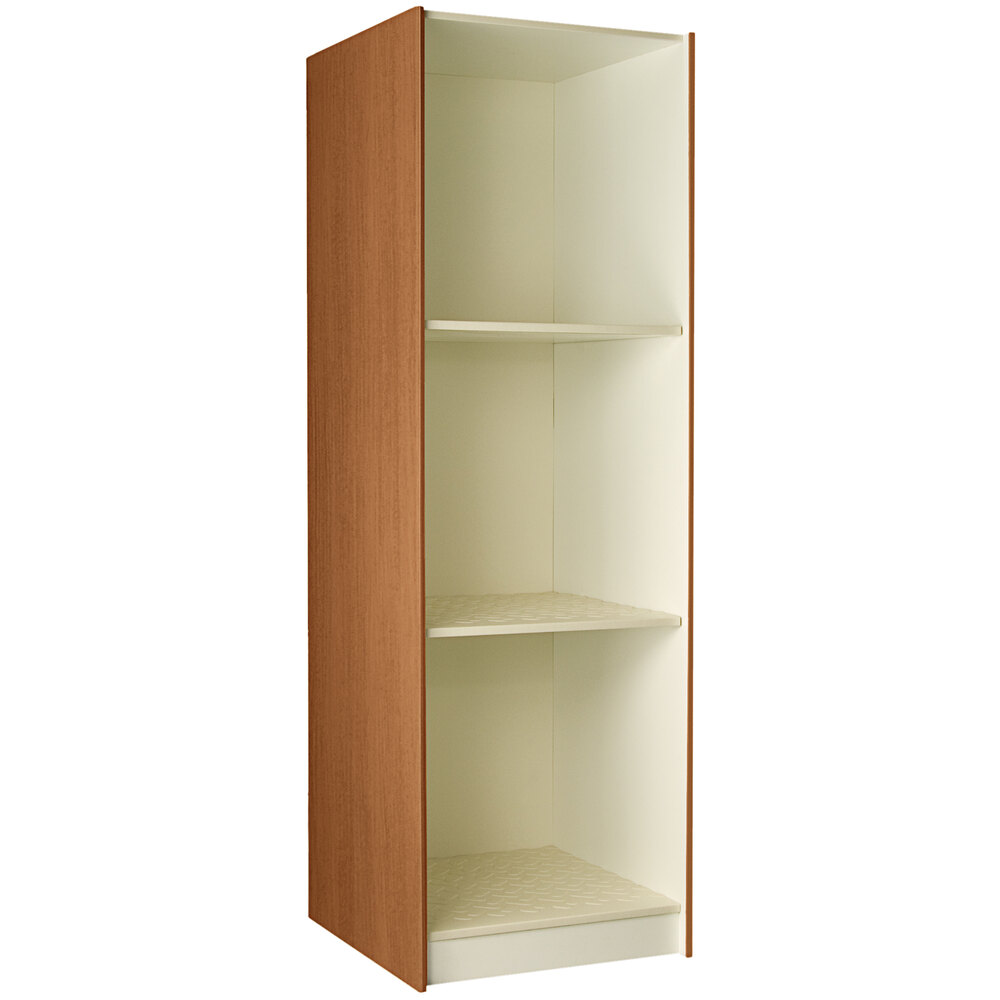 I.D. Systems 29" Deep Medium Cherry 3 Compartment Instrument Storage ...