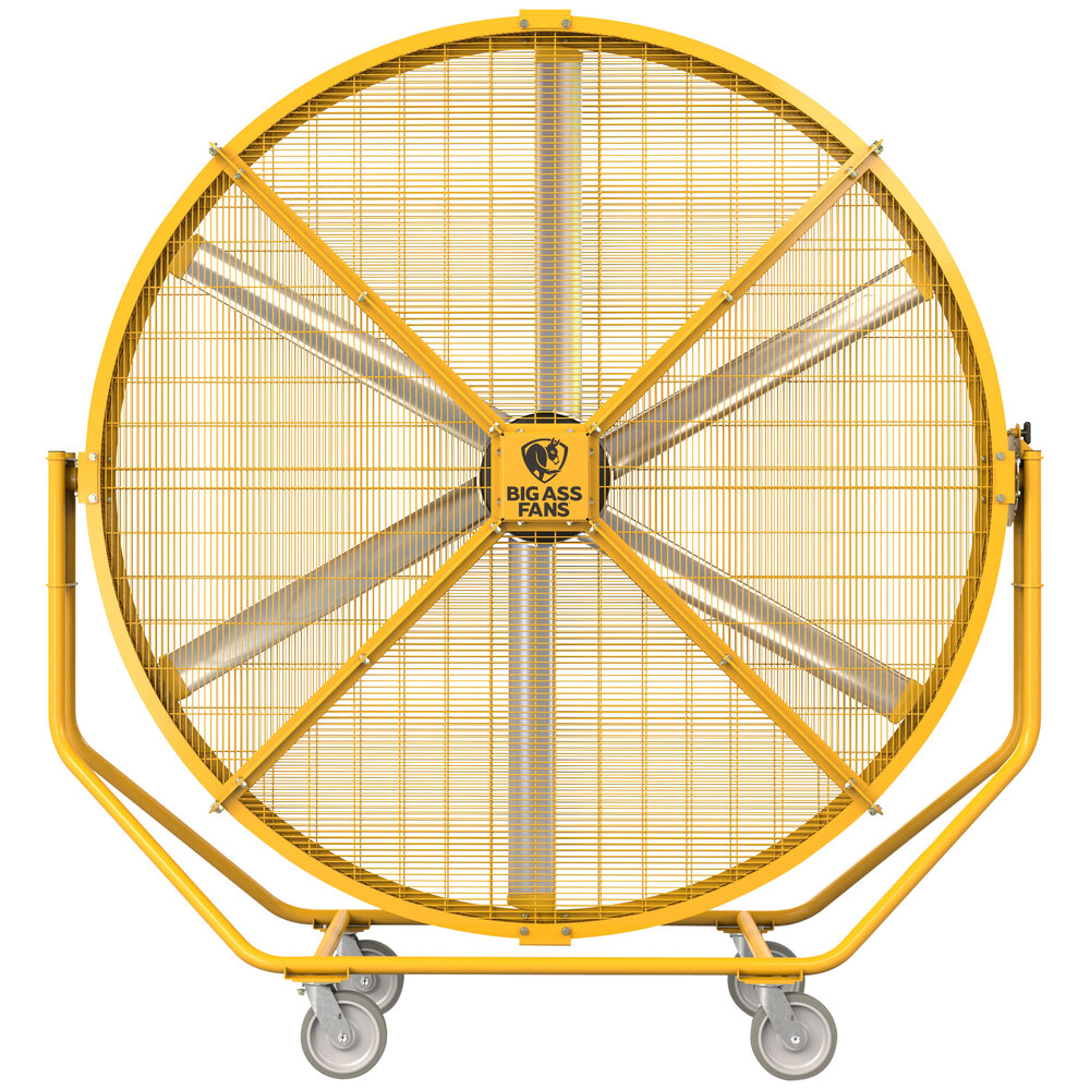 AirGo 8' Yellow Portable Floor Fan - Big Ass Fans