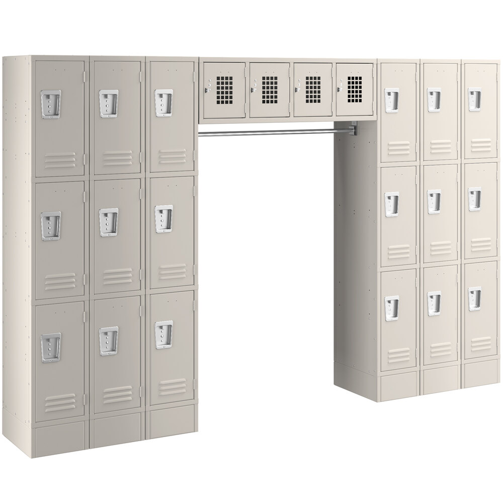 Regency Space Solutions Beige 3 Tier Locker with 22 Compartments and ...