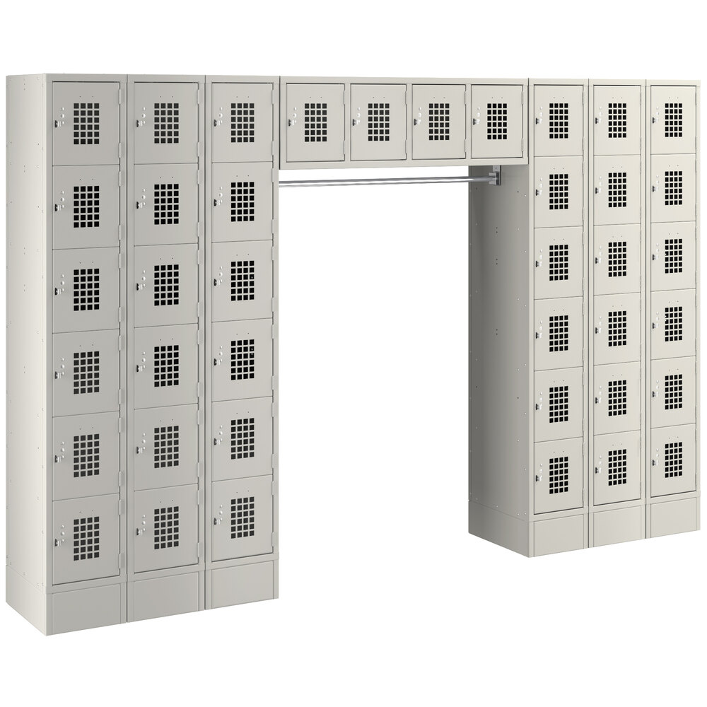 Regency Space Solutions Beige 6 Tier Locker with 40 Compartments and ...