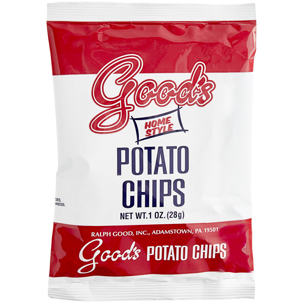 Good's Red Homestyle Potato Chips 1 oz. - 24/Case