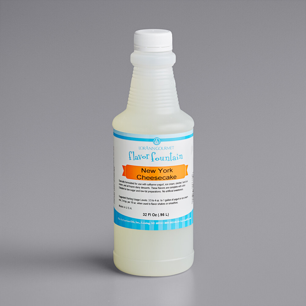 LorAnn New York Cheesecake Flavor Fountain Syrup 32 fl. oz.