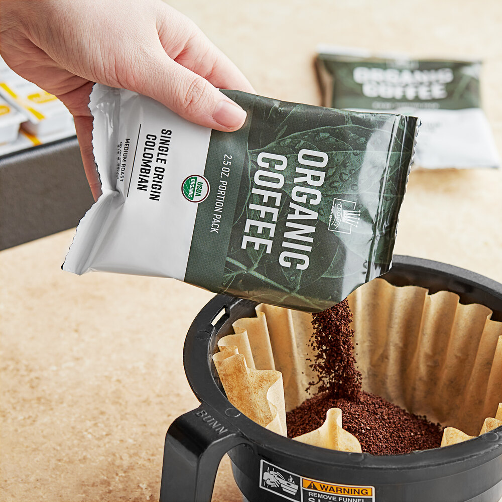 Crown Beverages Organic Single Origin Colombian Coffee Packet 2.5 oz ...