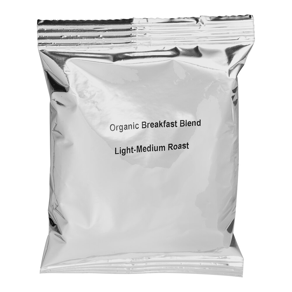 Crown Beverages Organic Breakfast Blend Coffee Packet 2.5 oz. - 24/Case