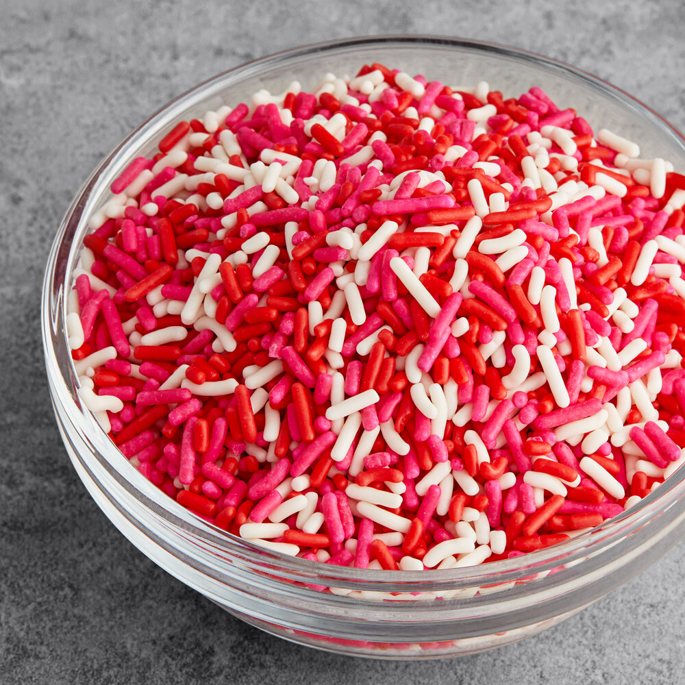 Bulk Valentines Day Sprinkles (10 lb.) - WebstaurantStore