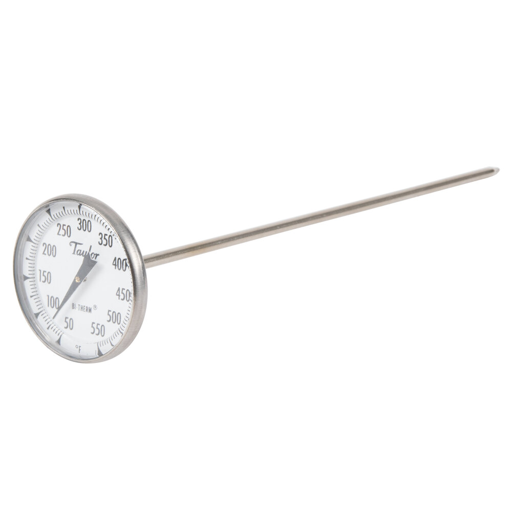 Taylor 8220J 8" Superior Grade Instant Read Probe Dial Thermometer 50 ...