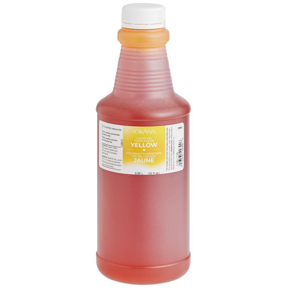 LorAnn Oils Yellow Liquid Gel Food Coloring - 32 fl. oz.