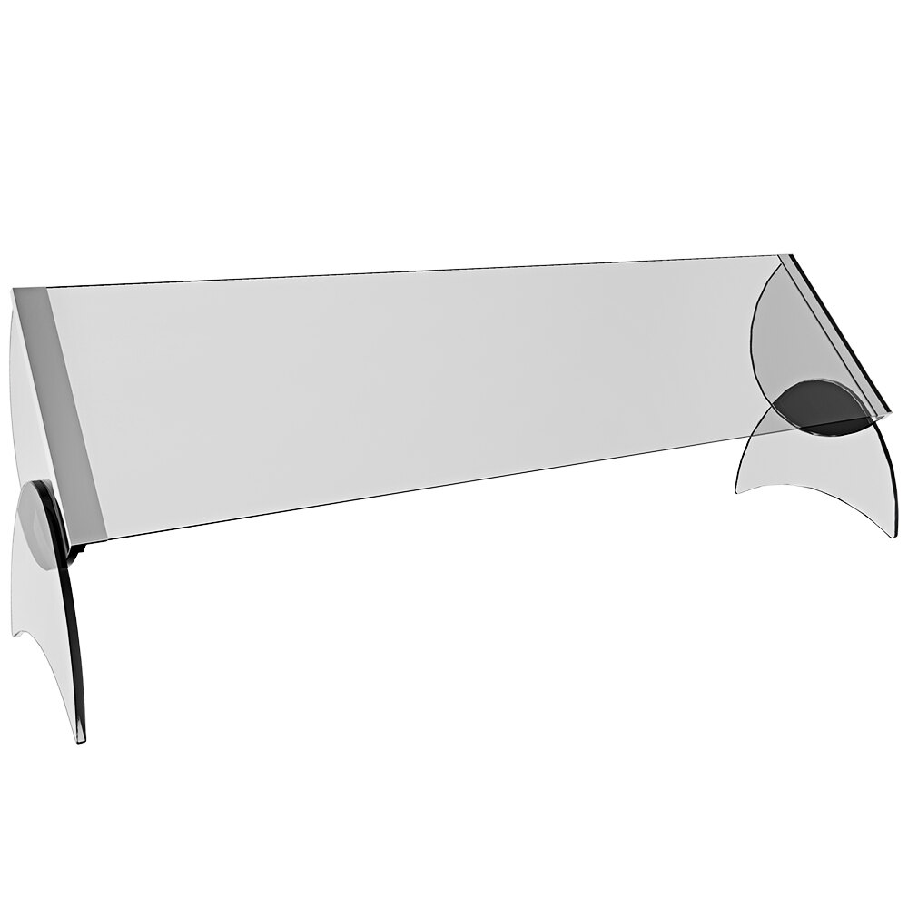 Spring USA PSG48C 48" Clear Acrylic Pivoting Portable Sneeze Guard