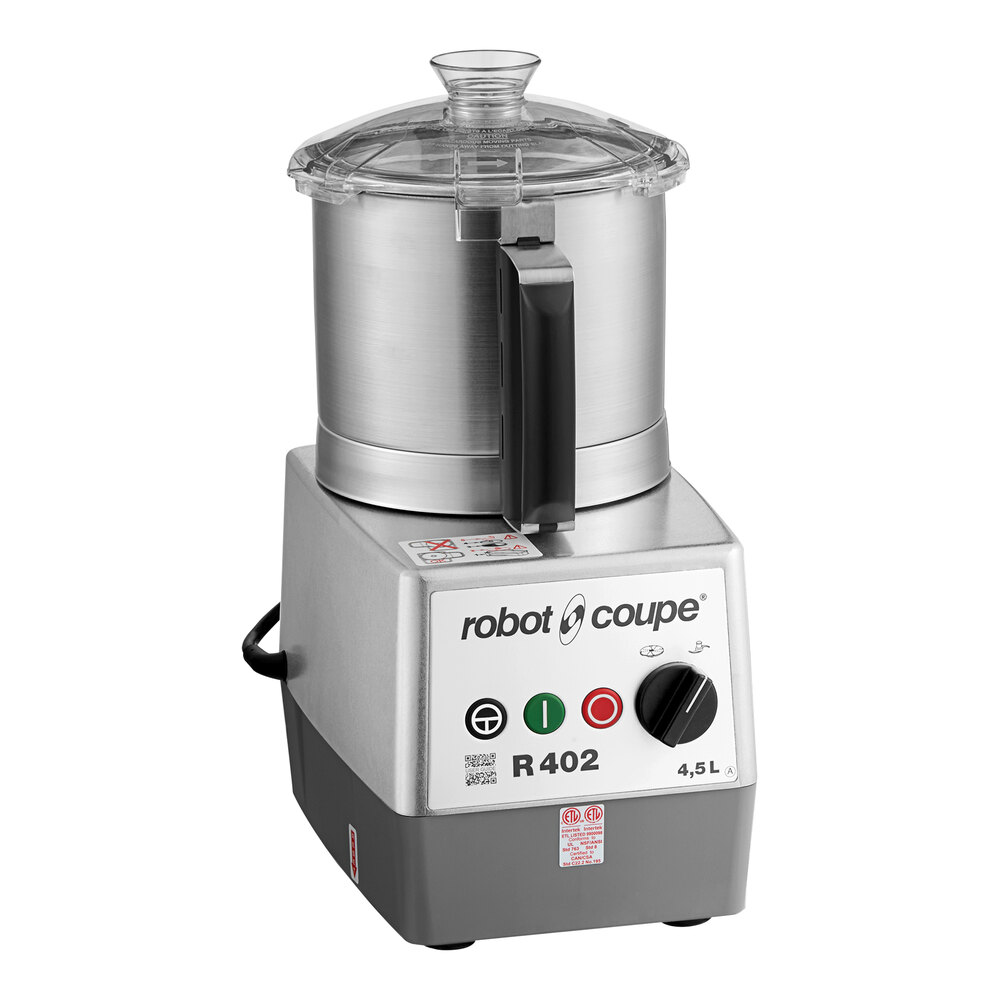 Robot Coupe R402 Food Processor w/ 4.5 Qt. Stainless Steel Bowl