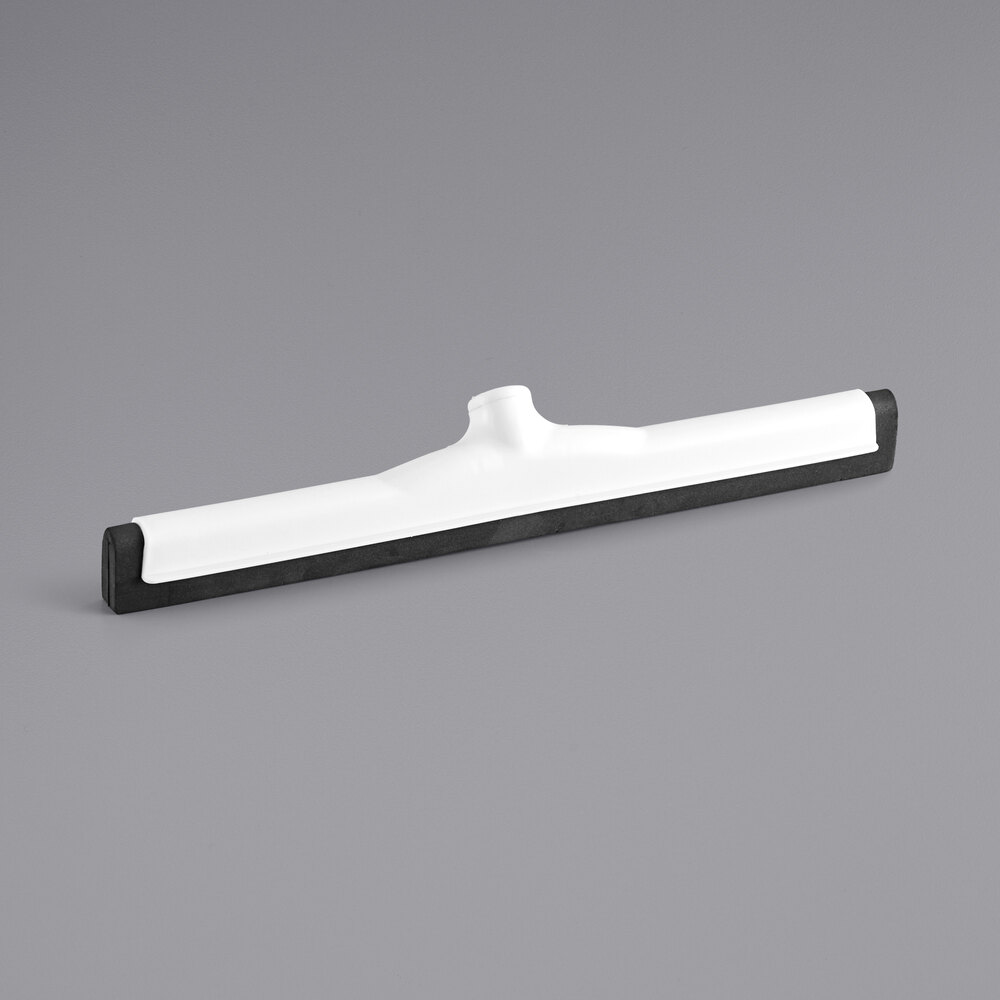 Lavex Janitorial 18" White Double Neoprene Foam Floor Squeegee with ...