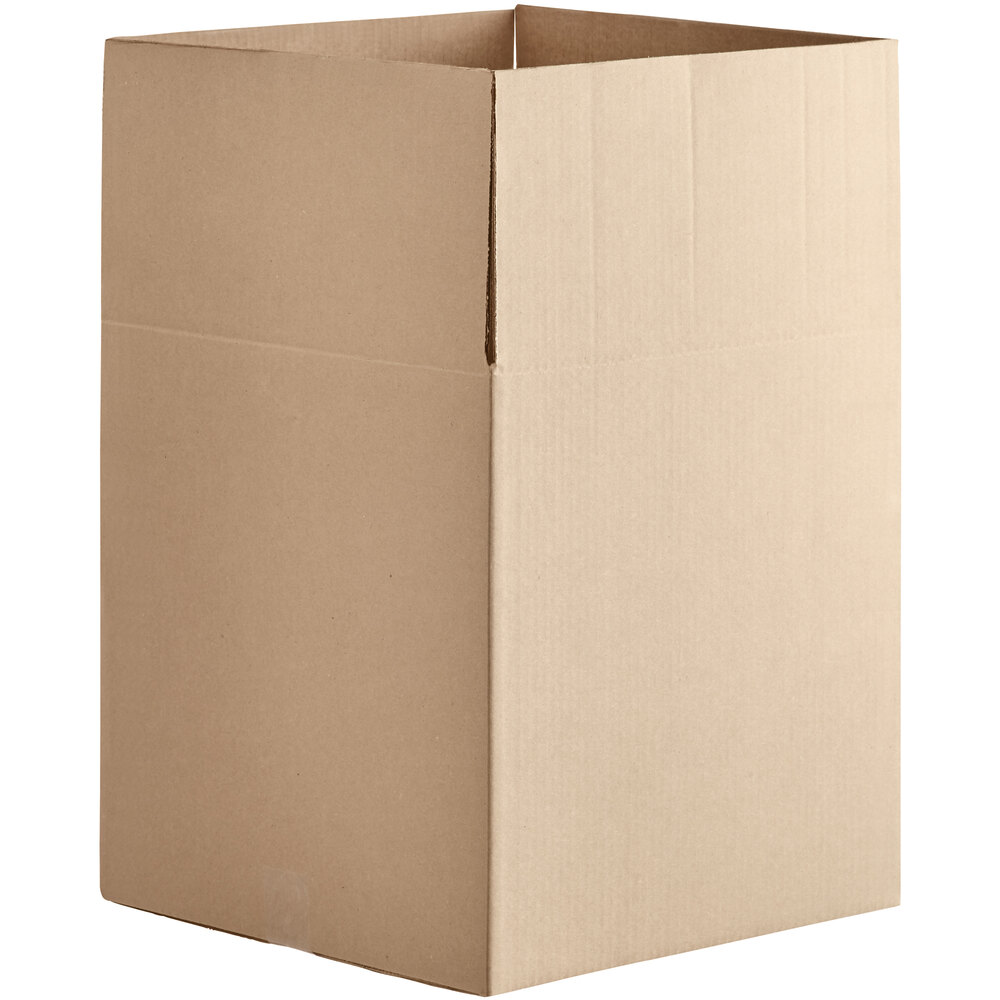 Lavex 25" x 25" x 25" Kraft Corrugated RSC Shipping Box - 10/Case