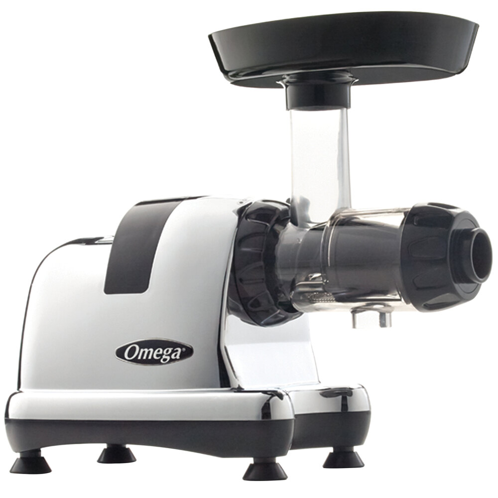 Omega J8006HDC Chrome Ultimate Masticating Juicer and Nutrition System ...