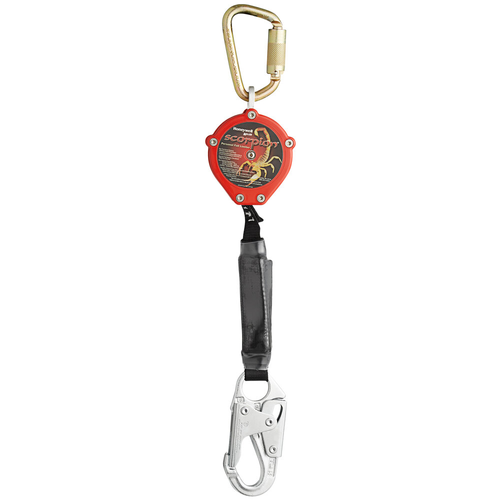 Honeywell Miller Scorpion 9' Personal Fall Limiter with Steel Carabiner ...