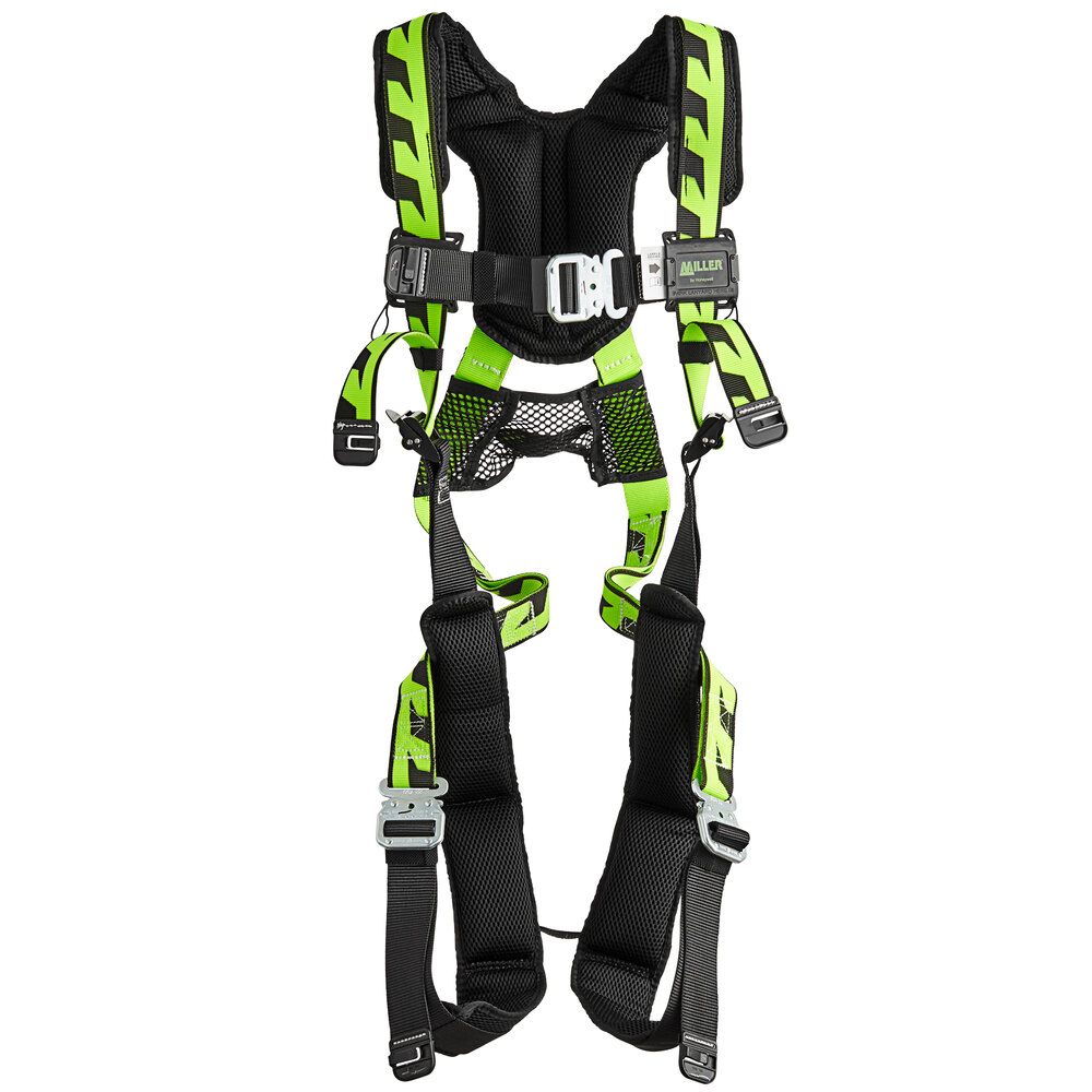 Honeywell Miller AirCore Universal Green Steel Full-Body Harness AC-QC/UGN