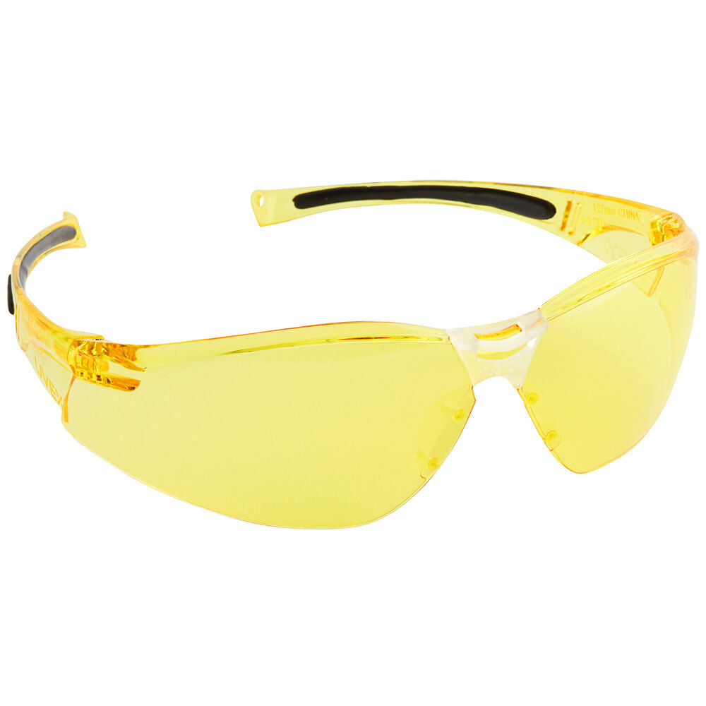 Honeywell Uvex A800 Series Anti-Scratch Safety Glasses - Amber Frame ...