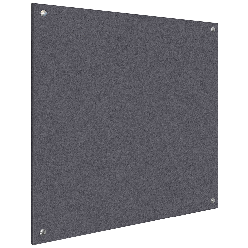 Versare SoundSorb 4' x 4' Dark Gray Standoff Acoustic Panel 7825294