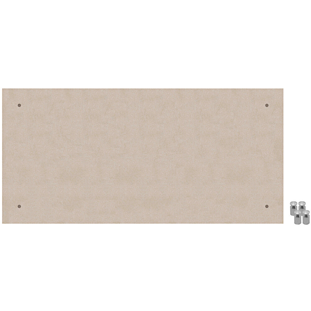 Versare SoundSorb 2' x 4' Beige Standoff Acoustic Panels 7825277