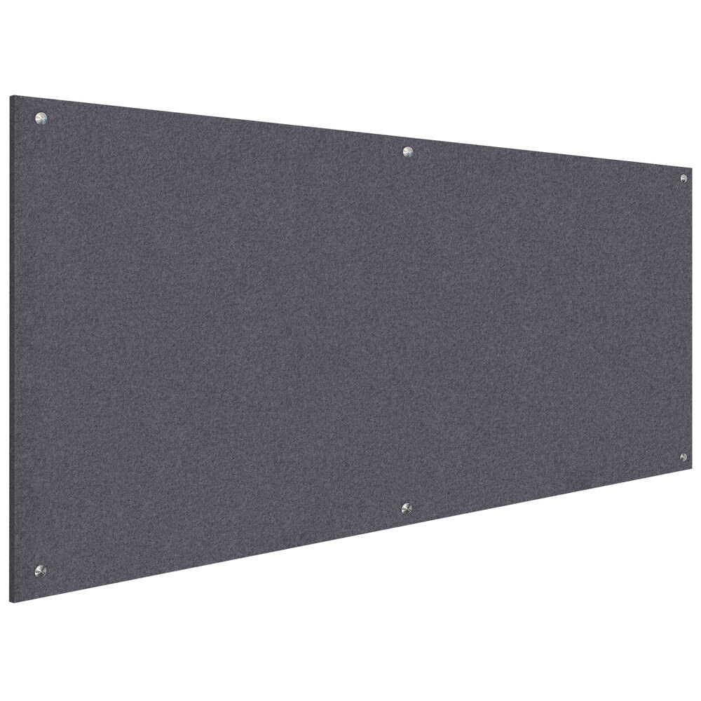 Versare SoundSorb 4' x 8' Dark Gray Standoff Acoustic Panel 7825295