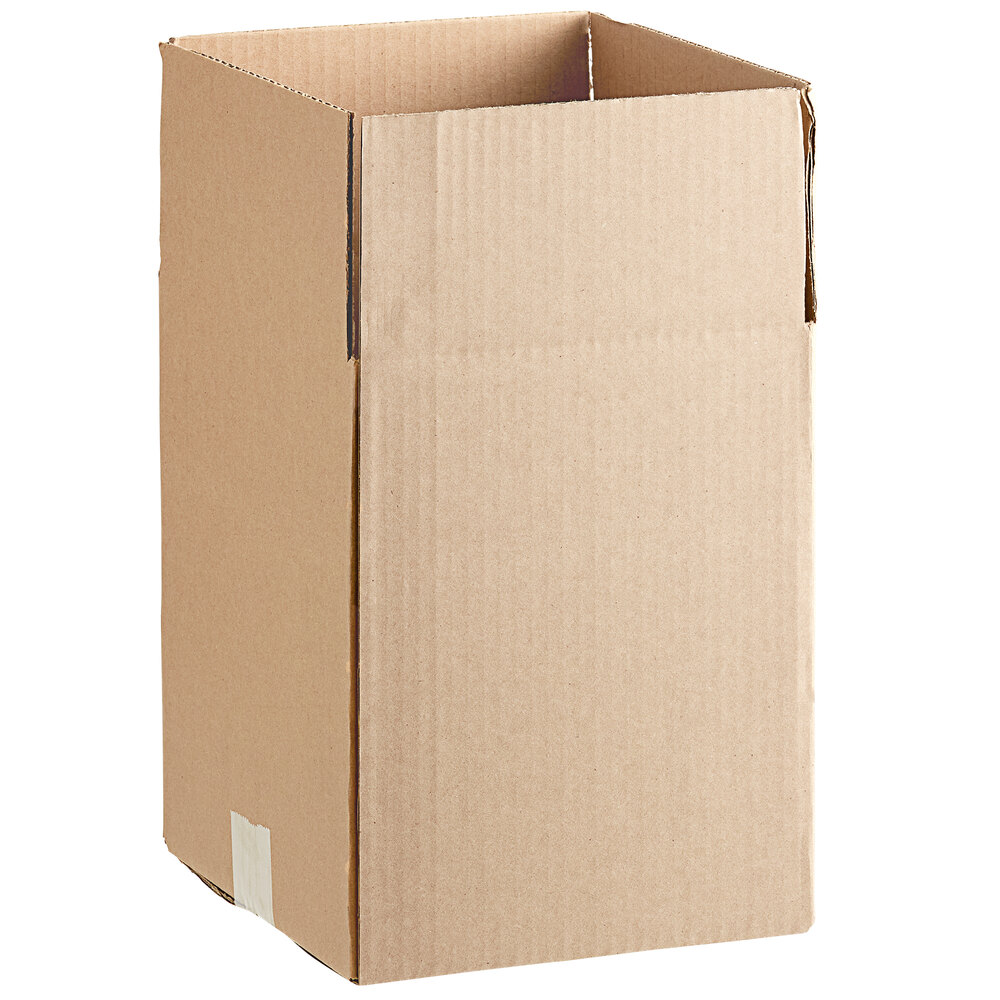 Lavex 9" x 9" x 11" Kraft Corrugated RSC Shipping Box - 25/Case