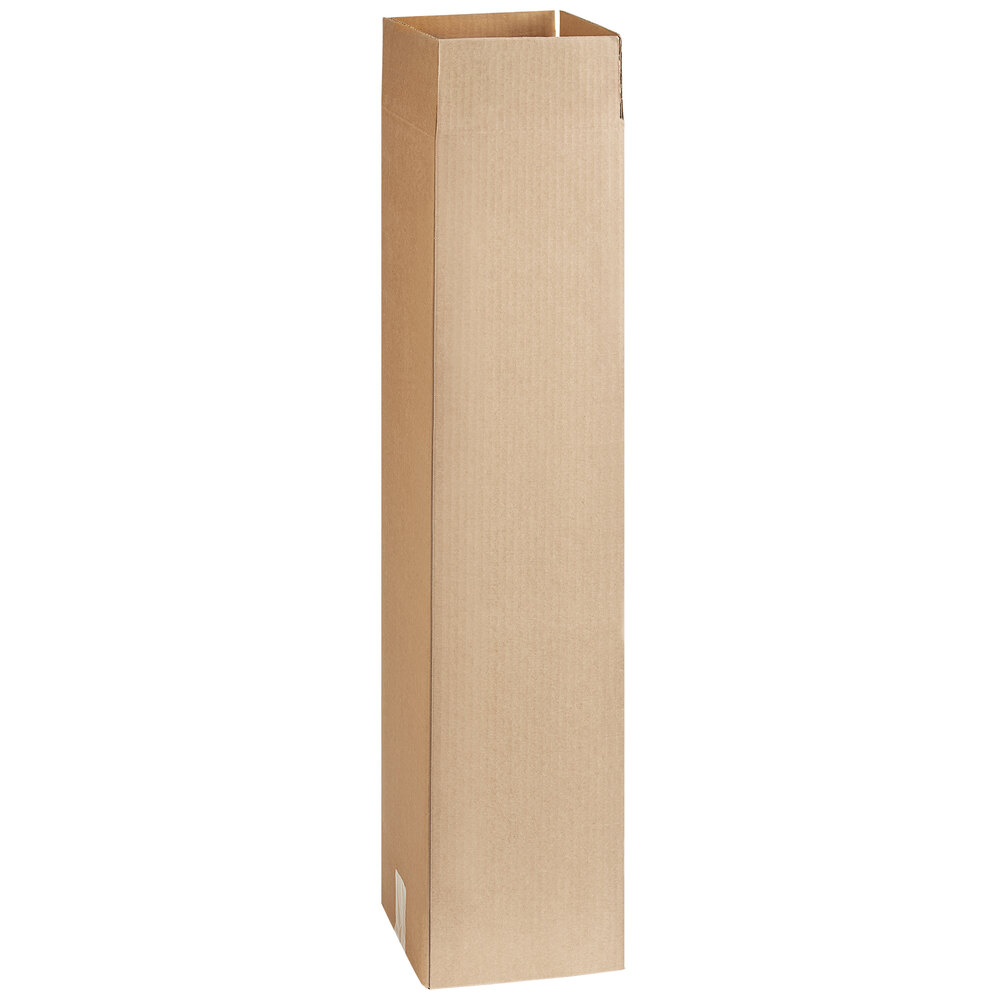 Lavex 5" x 5" x 36" Kraft Corrugated RSC Shipping Box - 25/Case