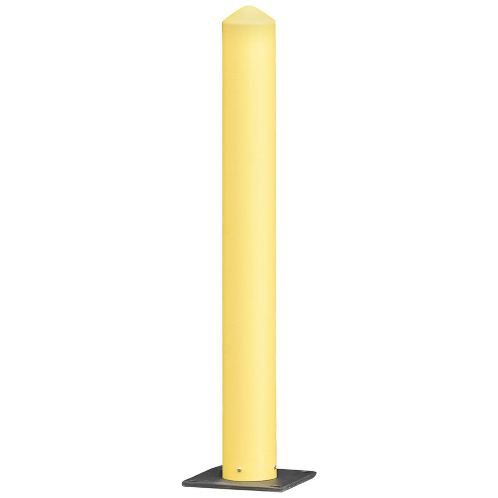 Eagle Manufacturing 1731 5" x 42" Safety Yellow Plastic Bollard Post
