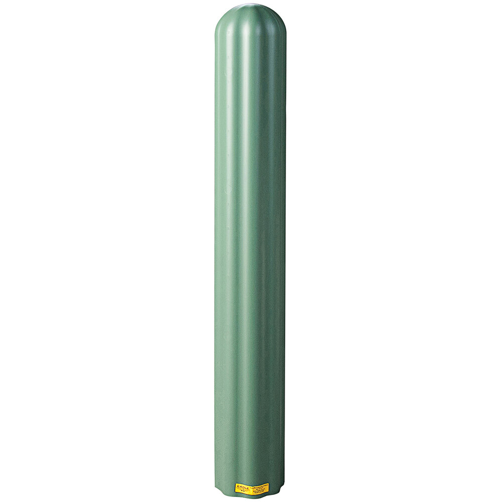 Eagle Manufacturing 1738GN 8" x 56" Green Fluted Bollard Cover