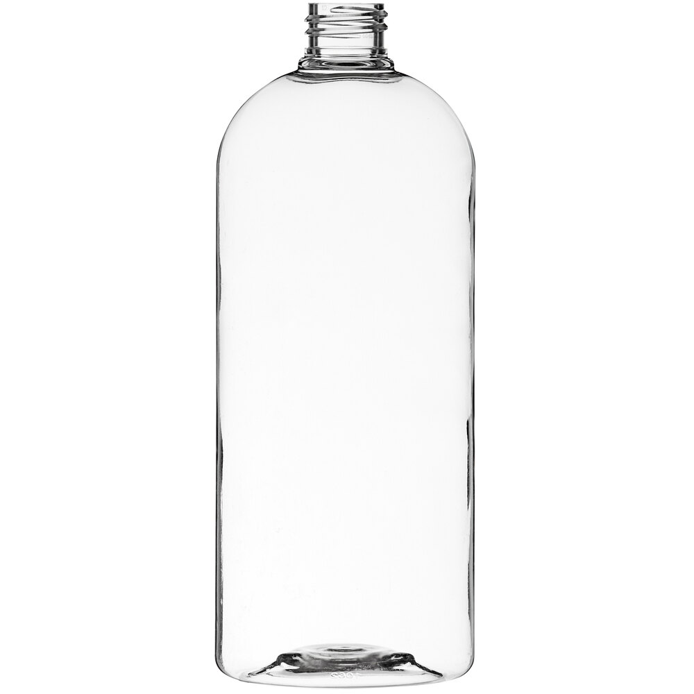 32 oz. Boston Round PET Clear Bottle