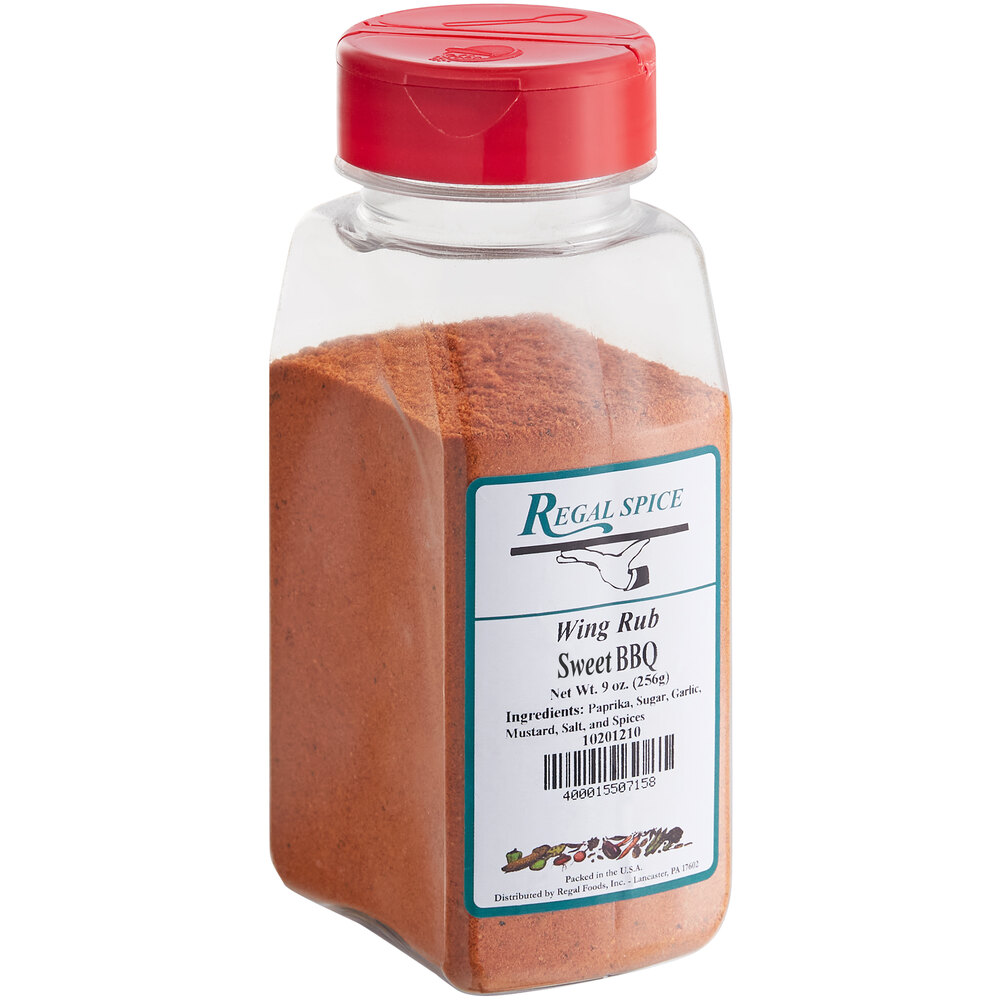 Regal Sweet BBQ Wing Rub 9 oz.