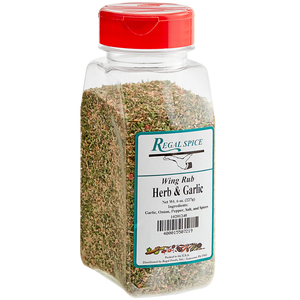 Regal Garlic and Herb Wing Rub 6 oz.